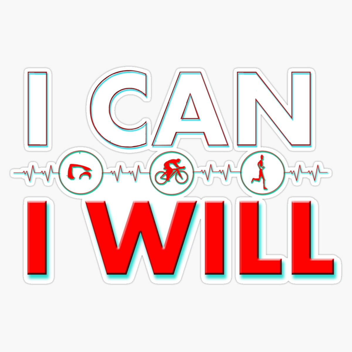DOPASTICKER I Can I Will 2014 No 3 Sticker, Phone Sticker Car Sticker ...