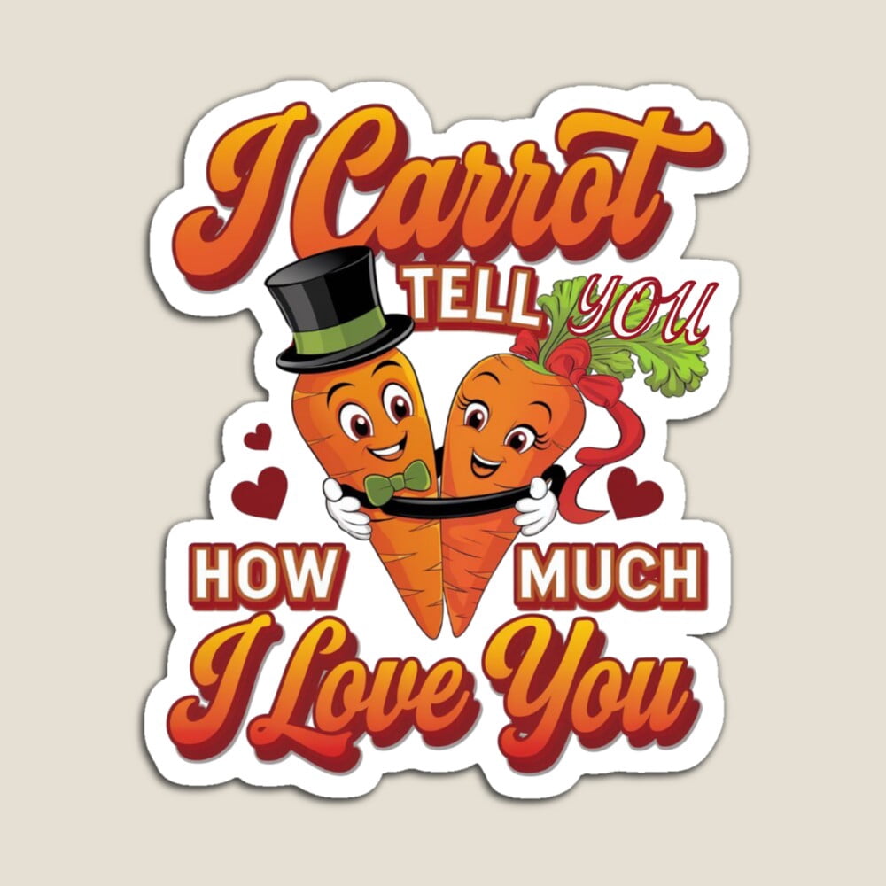 DOPASTICKER I Carrot - Carrot Love - Carrot All Sticker - 7835 Hot ...
