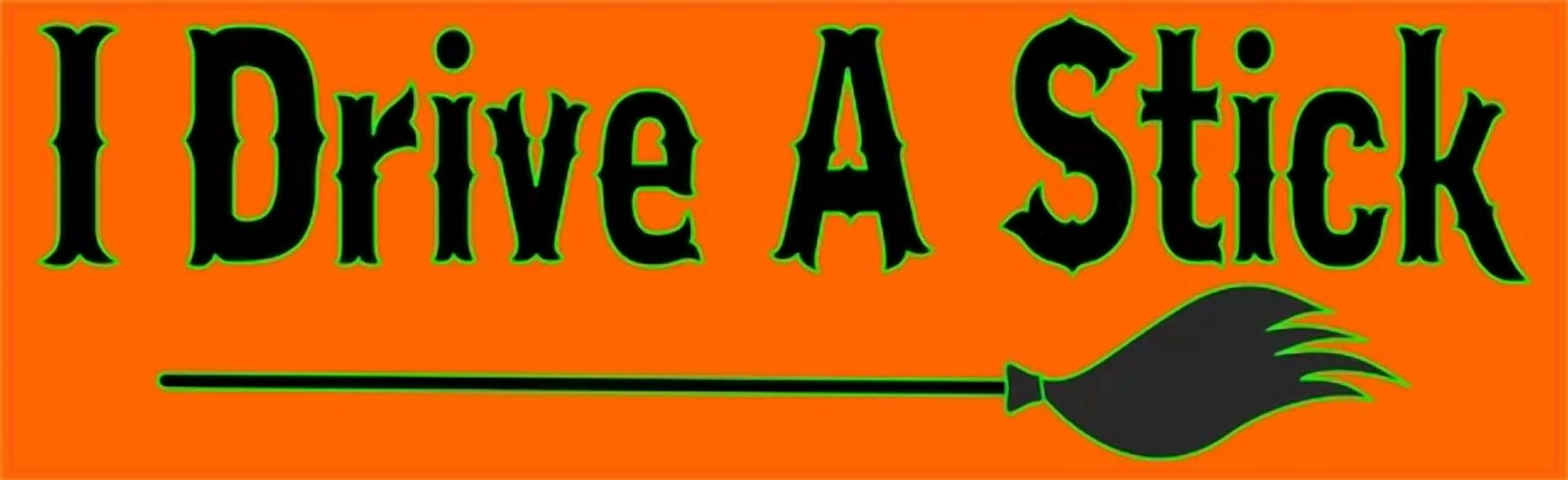 DOPASTICKER I Drive A Stick Stickers Horror Mystic Sticker Phone ...