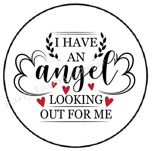 DOPASTICKER I Have An Angel Looking Out For Me Decorative Laptop, Phone ...