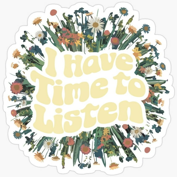 DOPASTICKER I Have Time To Listen Men.Tal Health Awareness Matters ...