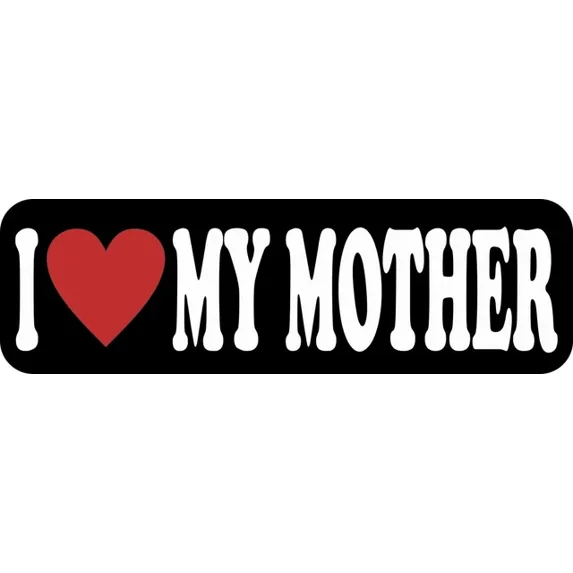 DOPASTICKER I Heart My Mother Sticker Inspirational Sticker Phone ...