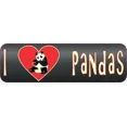 DOPASTICKER I Heart Pandas Love Bears Animals Sticker Phone Sticker ...