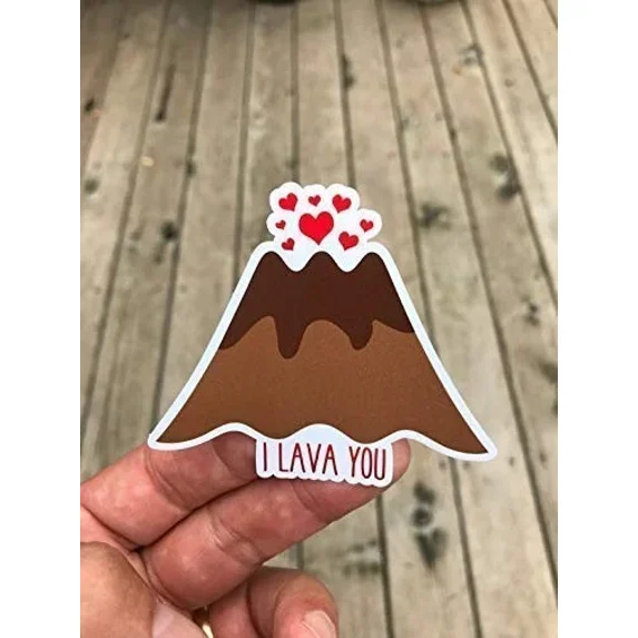 DOPASTICKER I Lava You Sticker, I Love You Sticker, Phone Decal Water ...
