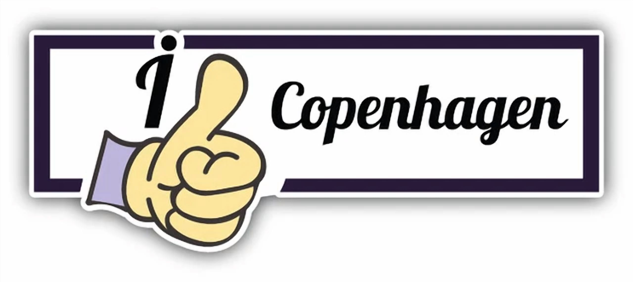 DOPASTICKER I Like Copenhagen Travel Sticker Decal Phone Decal Water ...