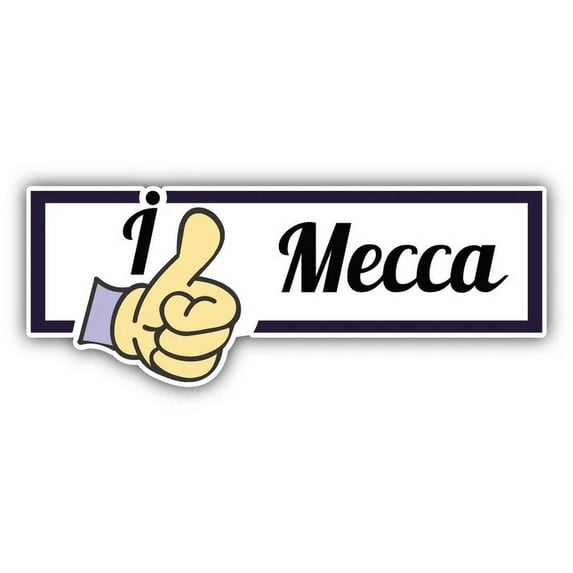 DOPASTICKER I Like Mecca Travel Sticker Decal Phone Decal Water Bottle ...