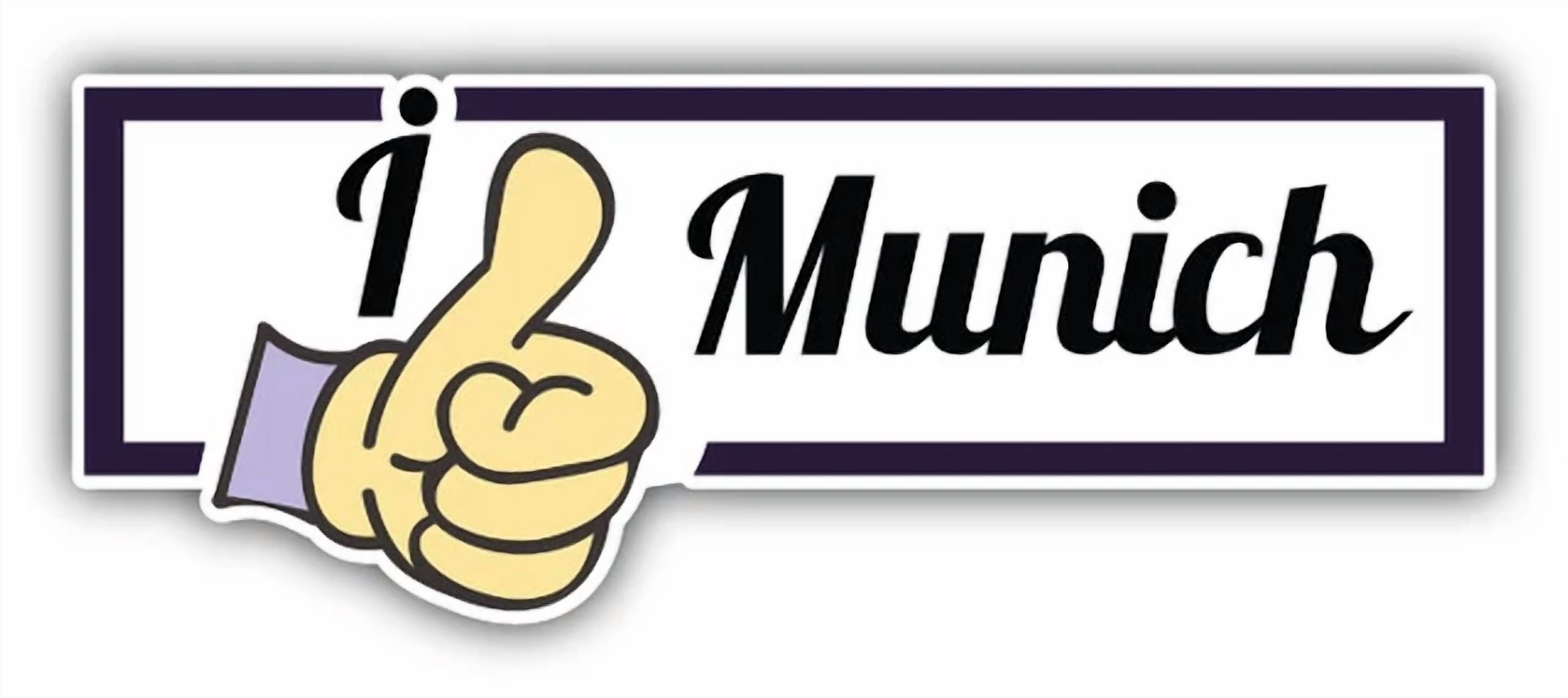 DOPASTICKER I Like Munich Travel Sticker Decal Phone Decal Water Bottle ...