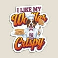 DOPASTICKER I Like My Waffles Crispy - Waffle Me - I'M A Waffle Holic ...
