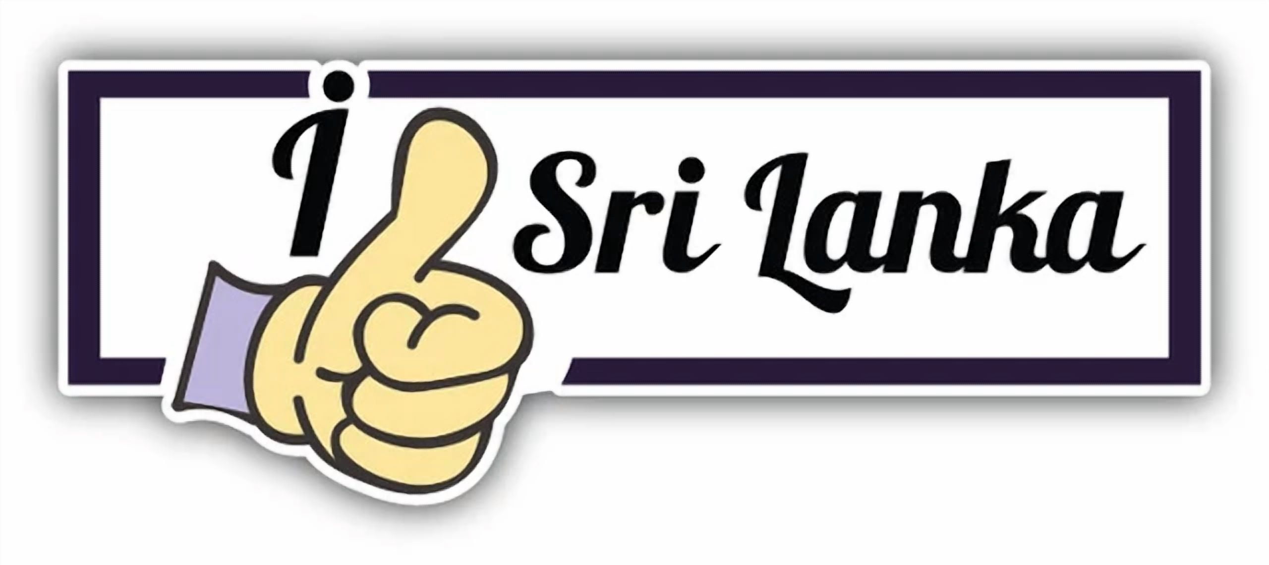 DOPASTICKER I Like Sri Lanka Travel Sticker Decal Phone Decal Water ...