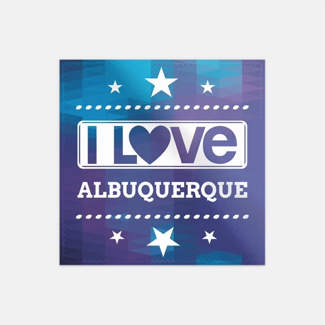 DOPASTICKER I Love Albuquerque City United States Sticker Phone Water ...