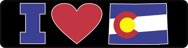 DOPASTICKER I Love Colorado Sticker Phone Sticker, Latop Sticker, Lover ...