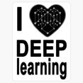 DOPASTICKER I Love Deep Learning Sticker, Phone Sticker Car Stickers ...