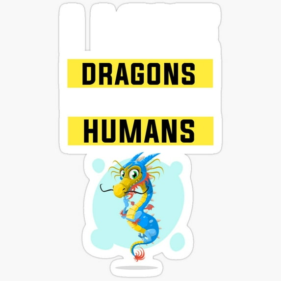 DOPASTICKER I Love Dragons More Than, Dragons Sticker Phone Sticker ...