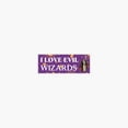 DOPASTICKER I Love Evil Wizards Magic Magical Bumper Sticker, Phone ...