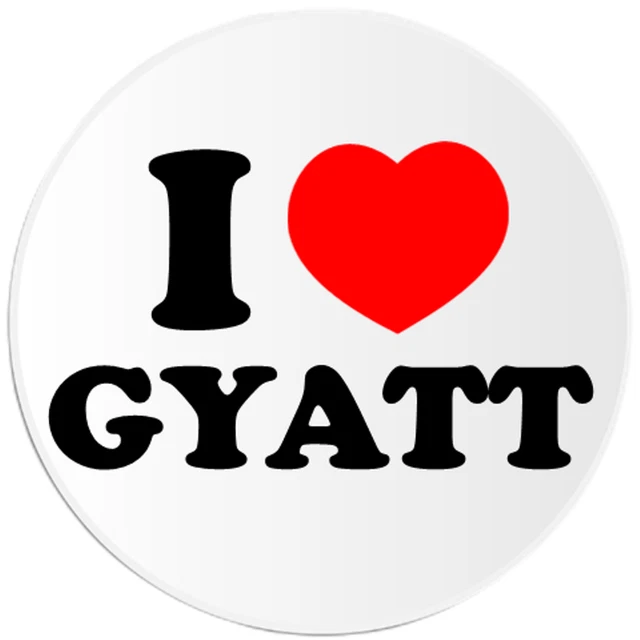 DOPASTICKER I Love Gyatt, Rizz Phone Decal Water Bottle Stickers, Cars ...