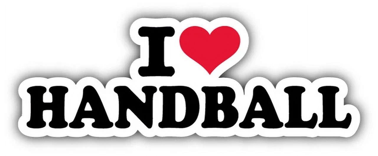 DOPASTICKER I Love Handball Sticker Decal Phone Decal Water Bottle ...