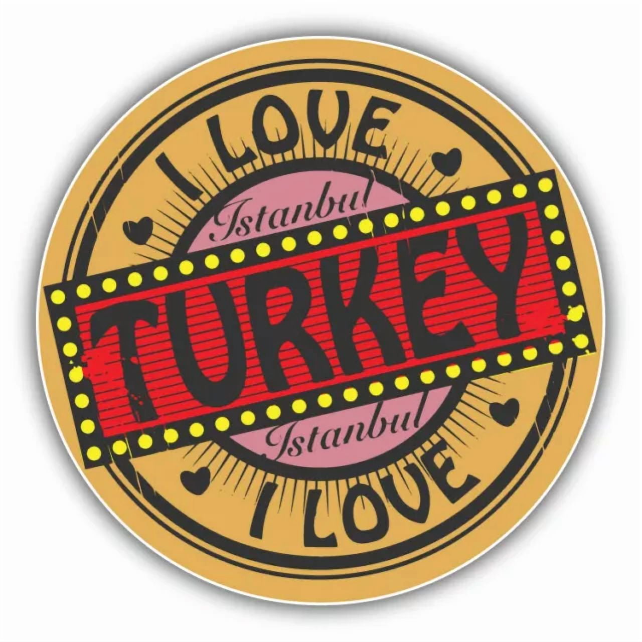 DOPASTICKER I Love Istanbul City Turkey Travel Label Car Sticker Phone ...
