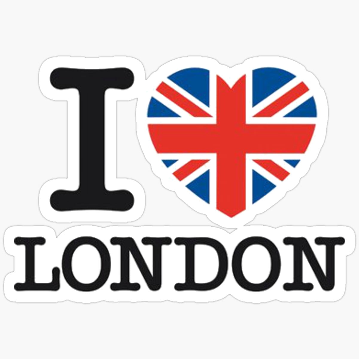 DOPASTICKER I Love London Sticker. Gift You - Decorate Laptops, Water ...