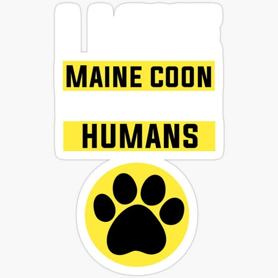 DOPASTICKER I Love Maine Coon More Than, Maine Coon Sticker Phone Decal Water Bottle Stickers ...