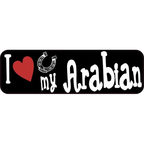 DOPASTICKER I Love My Arabian Sticker Phone Sticker, Latop Sticker ...