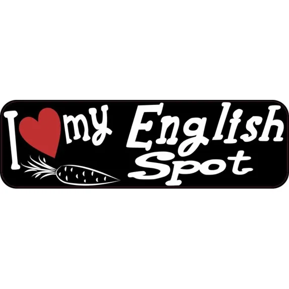 DOPASTICKER I Love My English Spot Stickers Rabbit Sticker Phone ...