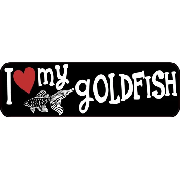 DOPASTICKER I Love My Goldfish Sticker Phone Sticker, Latop Sticker ...