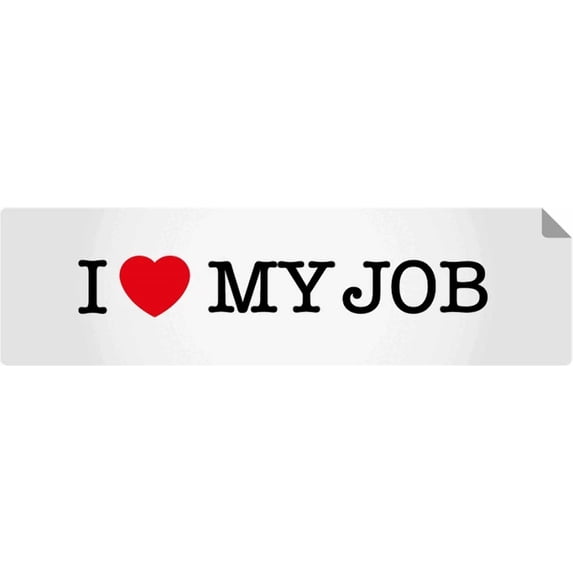 DOPASTICKER I Love My Job Sticker Decal Phone Decal Water Bottle ...