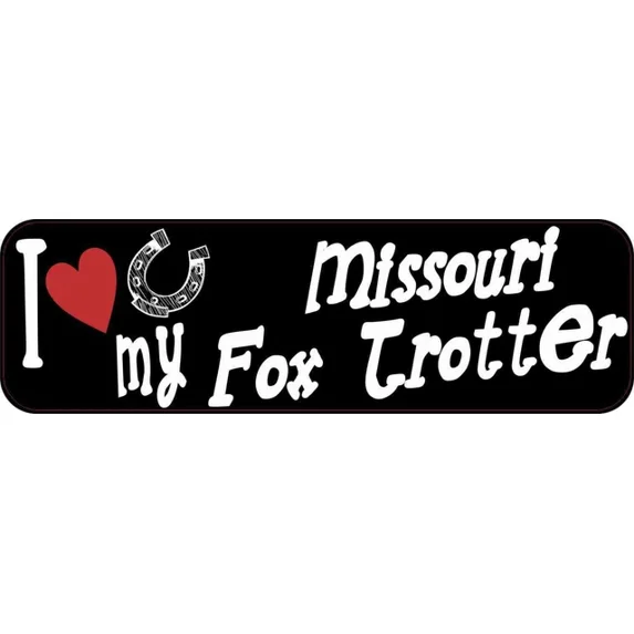 DOPASTICKER I Love My Missouri Fox Trotter Sticker Truck Sticker Phone ...