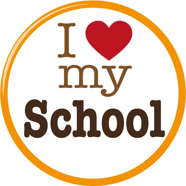 DOPASTICKER I Love My School Slogan Sticker Decal Phone Decal Water ...