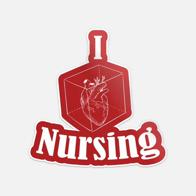 DOPASTICKER I Love Nursing Sticker Decal Phone Decal Water Bottle ...