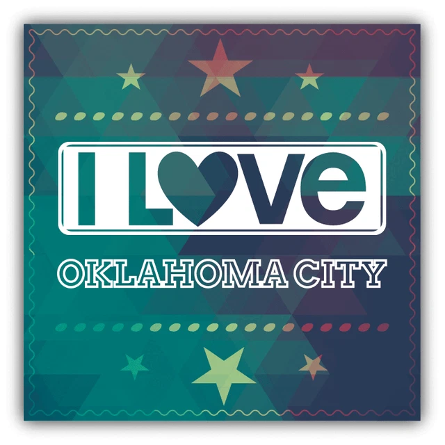 DOPASTICKER I Love Oklahoma City United States Car Sticker Phone Decal ...