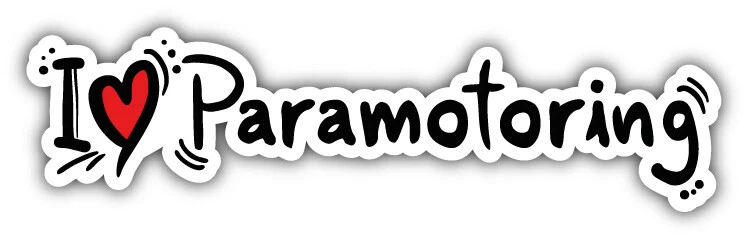 DOPASTICKER I Love Paramotoring Car Bumper Sticker Decal Gift You ...