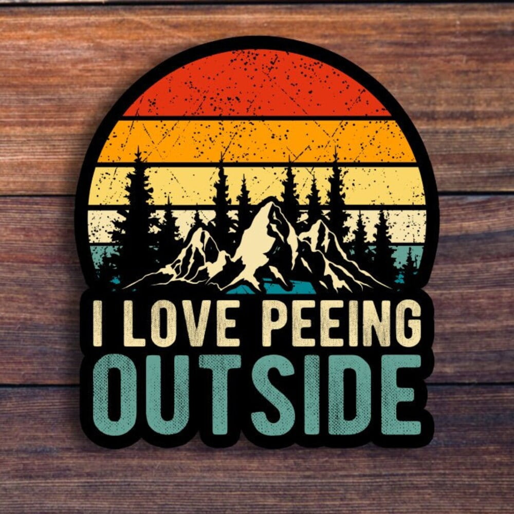 DOPASTICKER I Love Peeing Outside, Camping, Outdoor, Truck - Hot ...