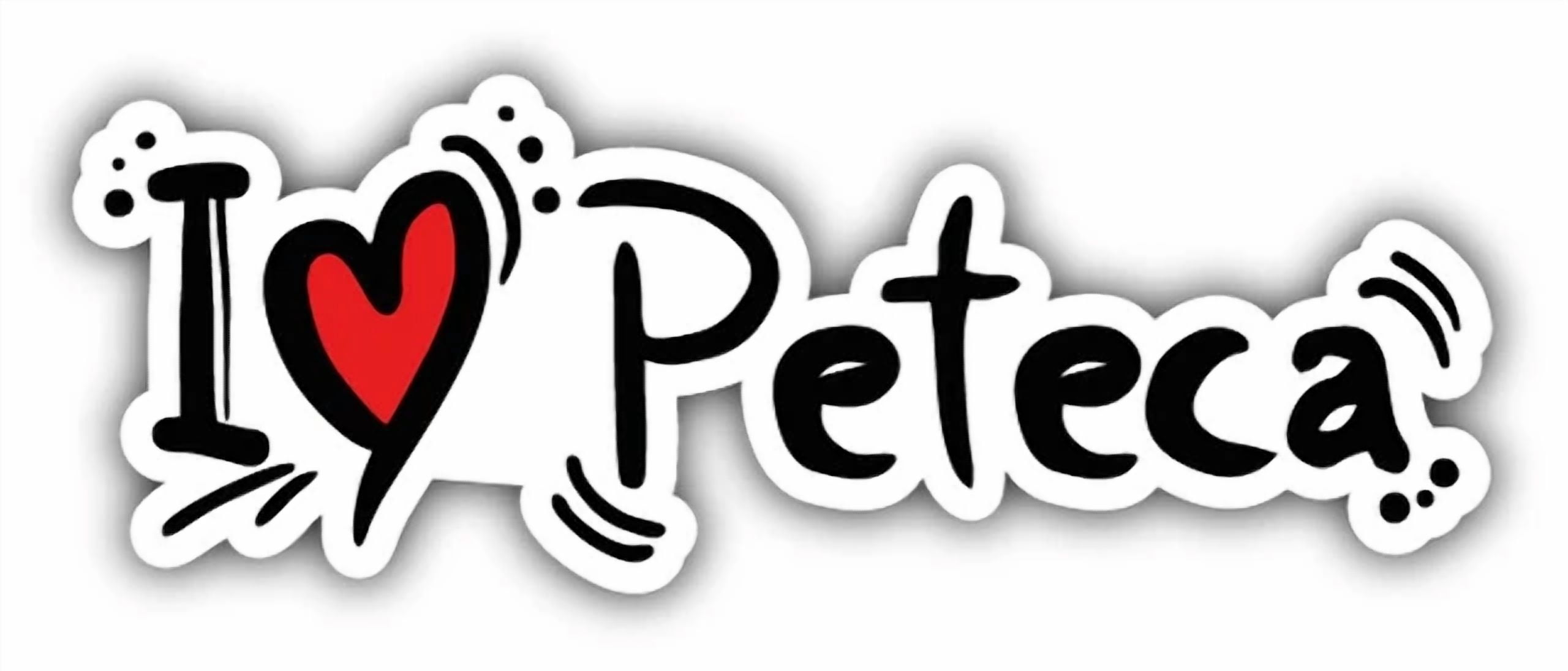 DOPASTICKER I Love Peteca Sticker Decal Phone Decal Water Bottle ...
