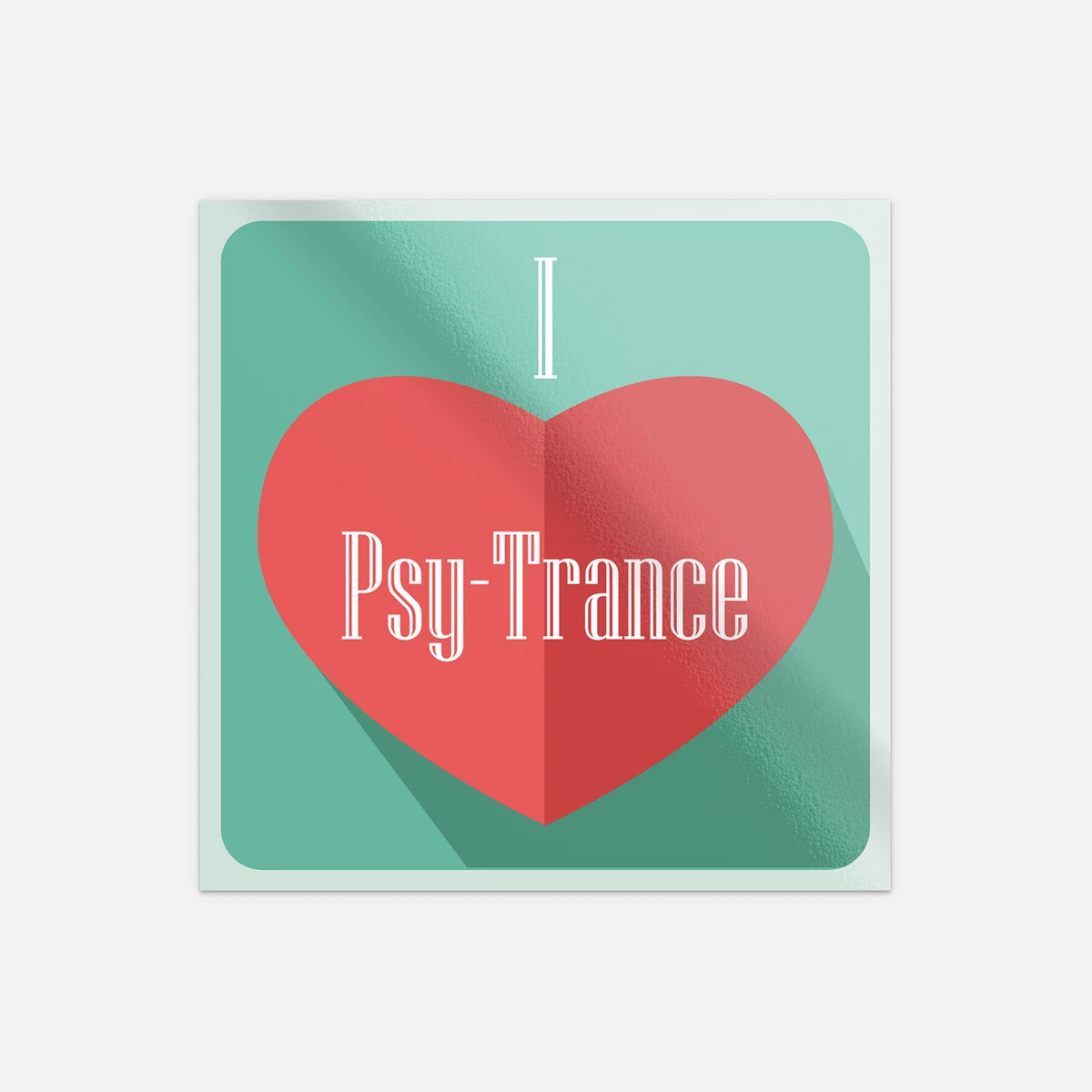 DOPASTICKER I Love Psy-Trance Heart Music Sticker Decal Gift You ...