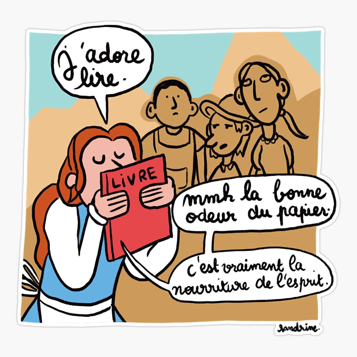 DOPASTICKER I Love Reading Clic Sticker, Phone Sticker Car Stickers ...