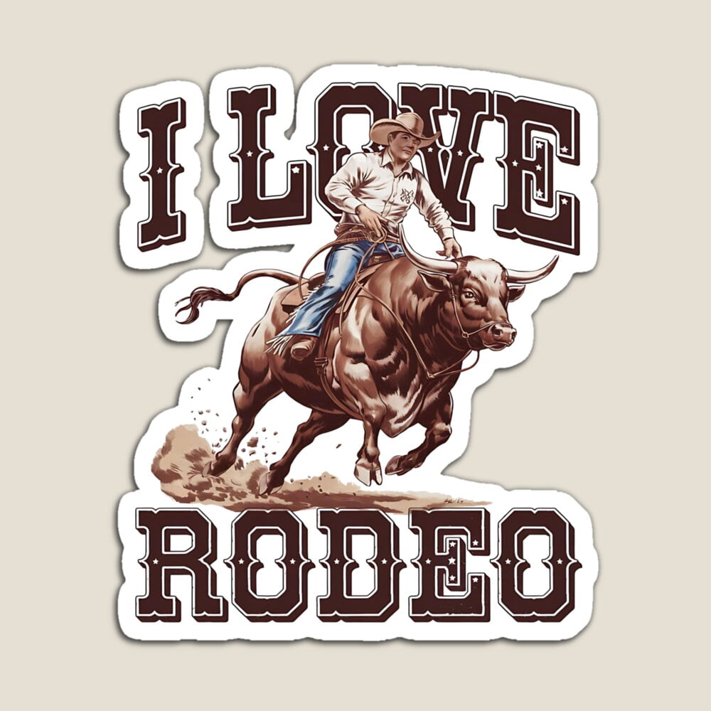 DOPASTICKER I Love Rodeo - Long Live Rodeo - Rodeo Only - Think Rodeo ...