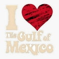 DOPASTICKER I Love The Gulf Of Mexico Sticker, Phone Sticker Car ...