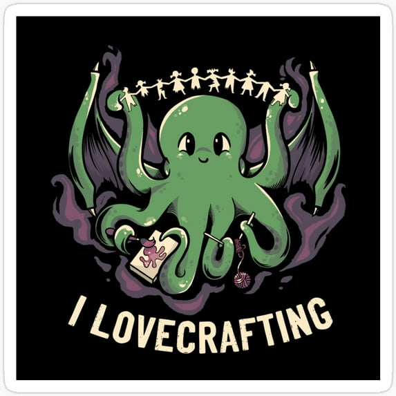 DOPASTICKER I Lovecrafting Perfect Gift Everyone Phone Decal Water ...