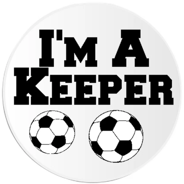 DOPASTICKER I'M A Keeper Soccer Sticker, Goalie Goalkeeper Athlete ...