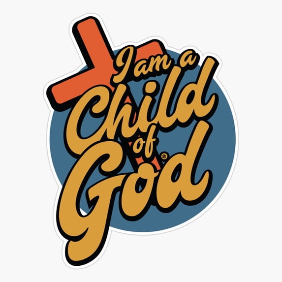 DOPASTICKER I'M Child Of God Sticker, Phone Sticker Water Bottle ...