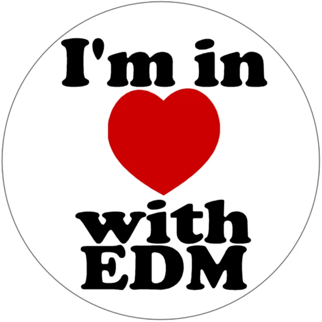 DOPASTICKER I'M In Love With Edm Sticker, Music Festival Phone Decal ...