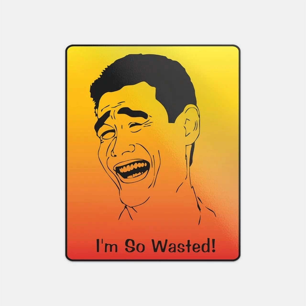 DOPASTICKER I'M So Wasted Sticker Decal Phone Decal Water Bottle ...