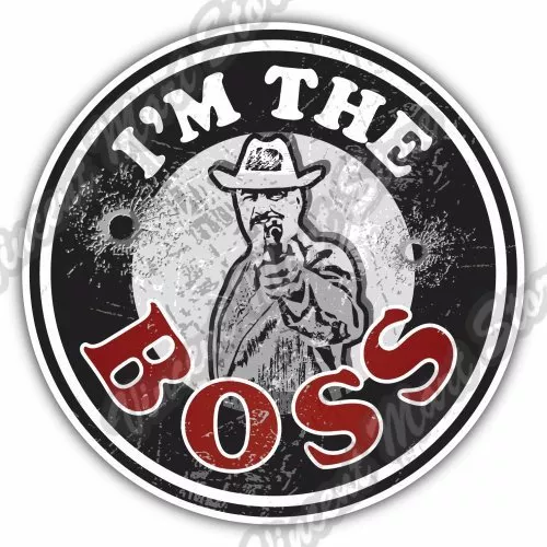 DOPASTICKER I'M The Boss Gangster Mafia Al Capone Car Sticker Decal ...