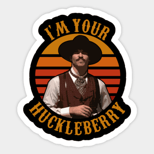 DOPASTICKER I'M Your Huckleberry Decorative Laptop, Phone Stickers ...