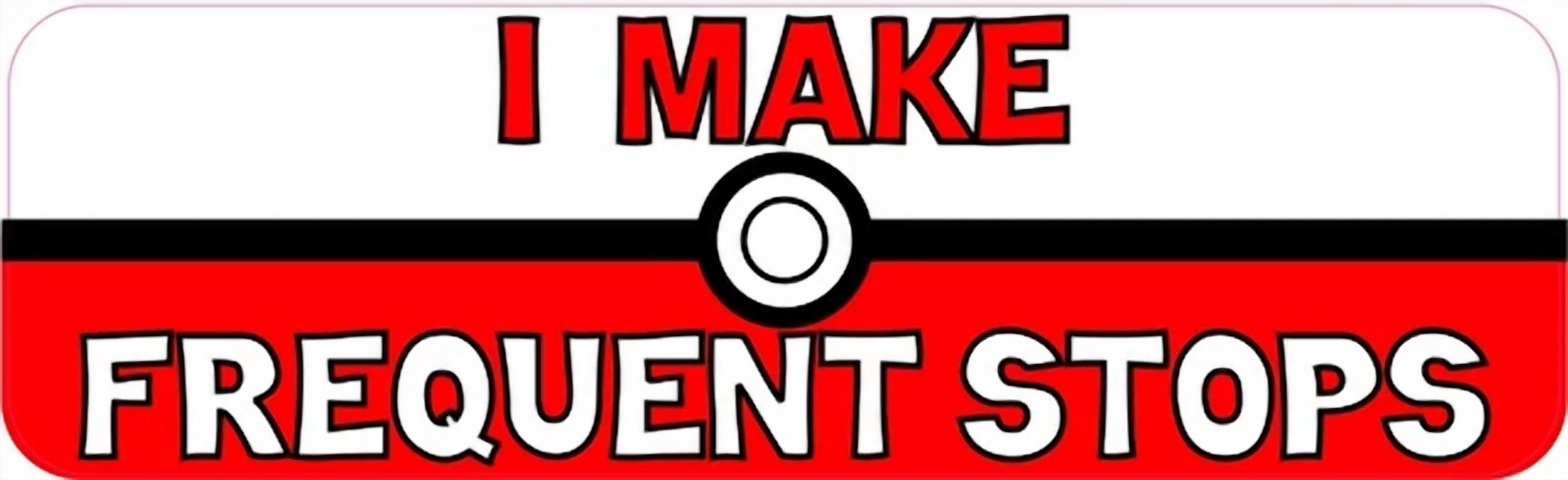 DOPASTICKER I Make Frequent Stops Sticker Phone Sticker, Latop Sticker ...