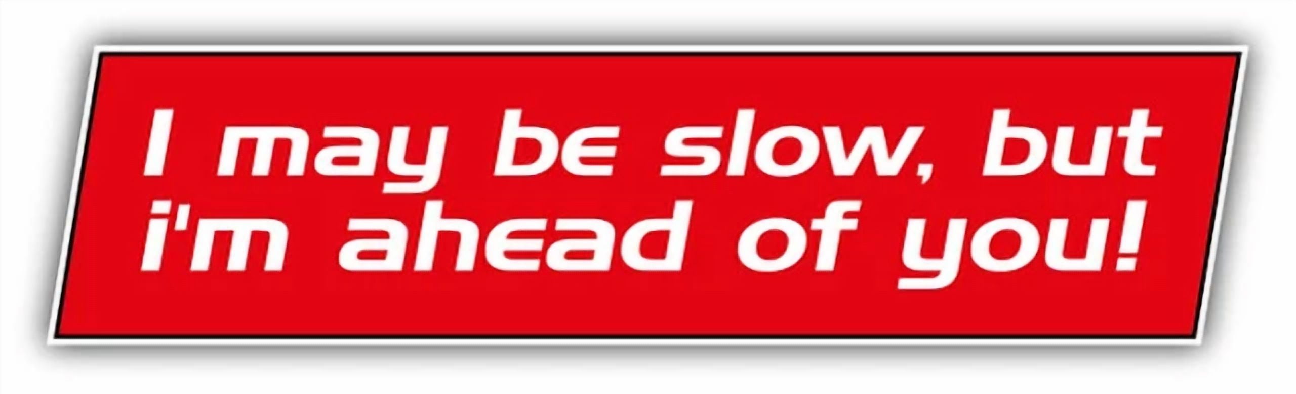 DOPASTICKER I May Be Slow Sticker Decal Phone Decal Water Bottle ...