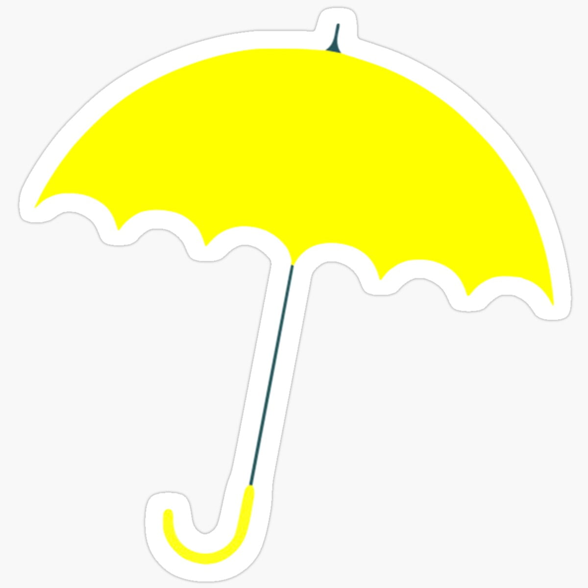 DOPASTICKER How I Met Your Mother Yellow Umbrella Sticker Birthday ...