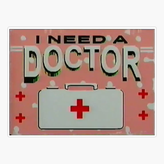 DOPASTICKER I Need A Doctor Sticker, Phone Sticker Water Bottle Sticker ...