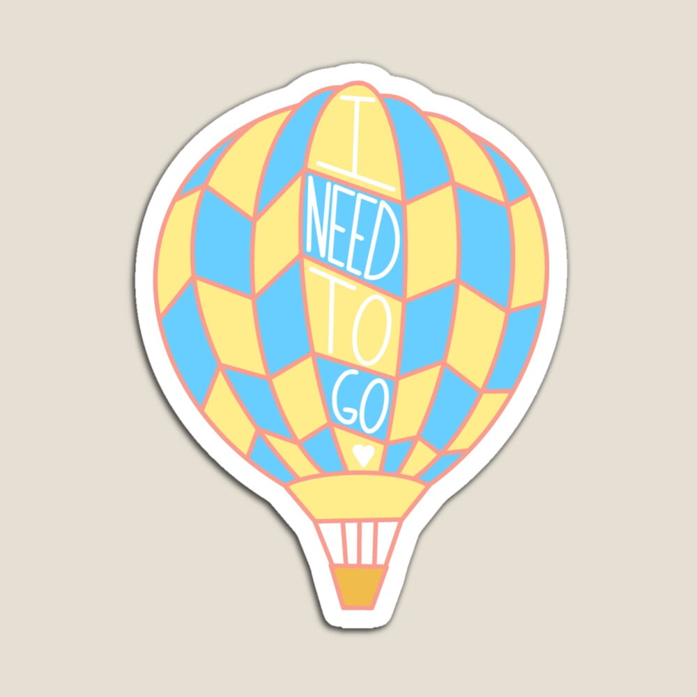 DOPASTICKER I Need To Go Sticker Decorative Laptop, Phone Stickers ...